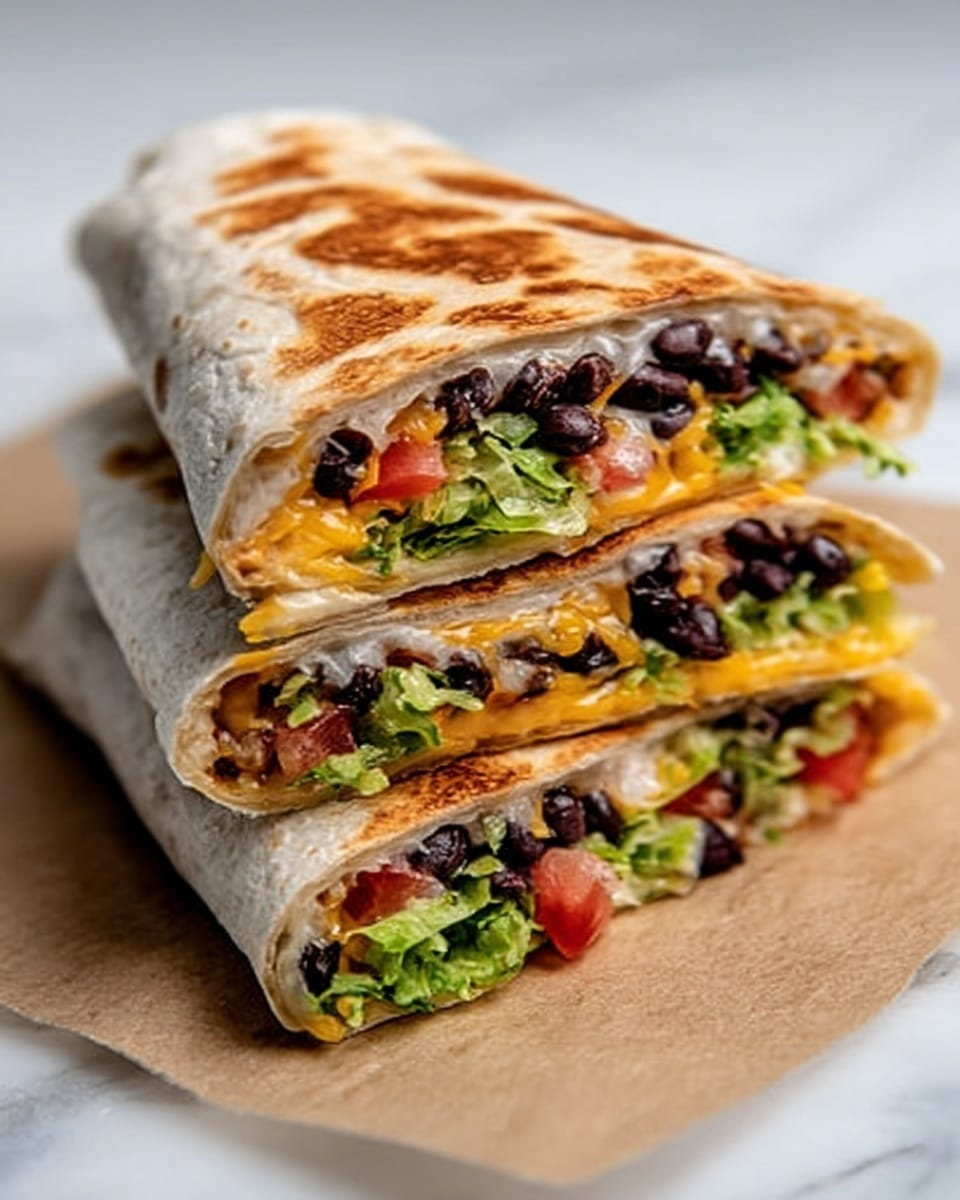 Black Bean Crunch Wrap Supreme: Flavorful & Easy Makeahead Meal