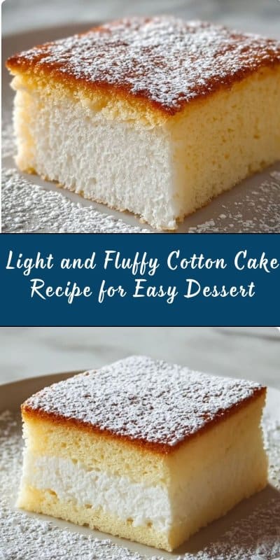 Cotton Cake: Irresistibly Light and Fluffy Dessert