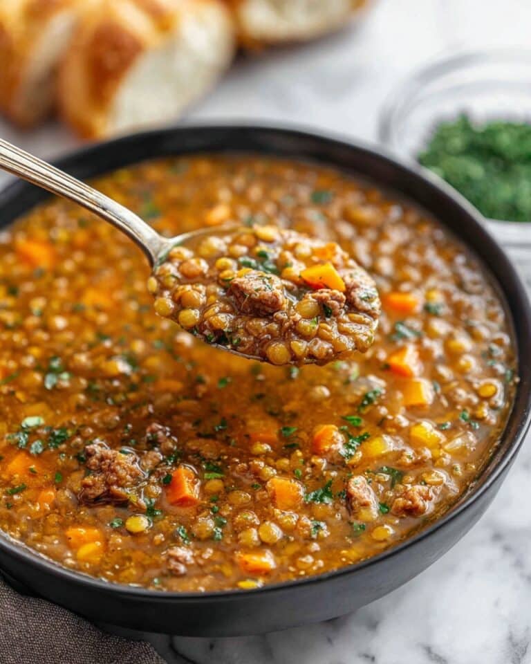 Italian Lentil Soup Zuppa di Lenticchie | Cozy & Flavorful