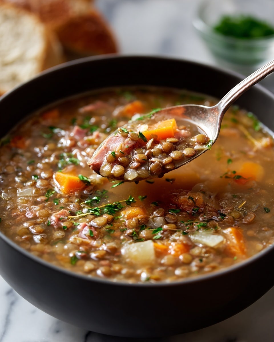 Italian Lentil Soup Zuppa di Lenticchie | Cozy & Flavorful